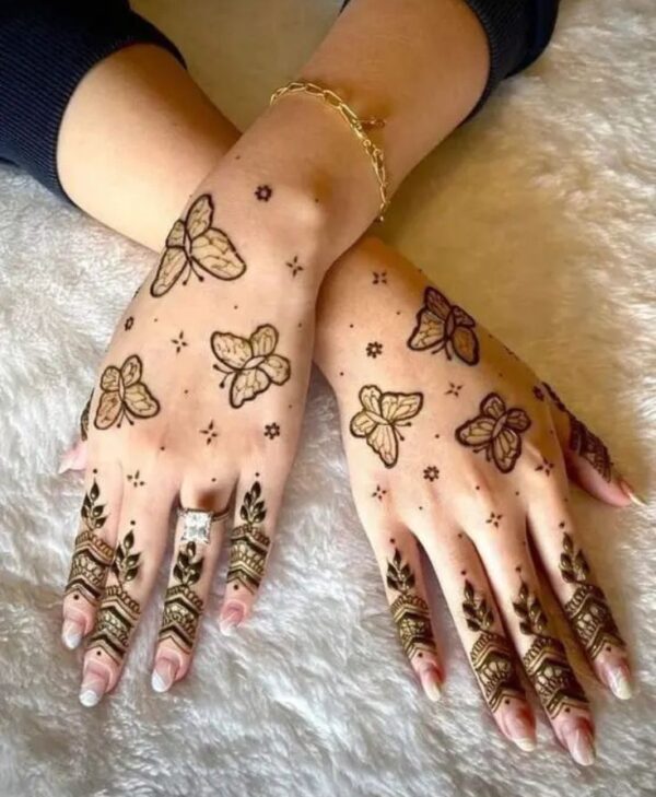 15+ Butterfly Mehndi Designs to Add Charm and Joy to Your Look - WedMeVibes
