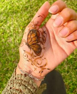 15+ Butterfly Mehndi Designs to Add Charm and Joy to Your Look - WedMeVibes