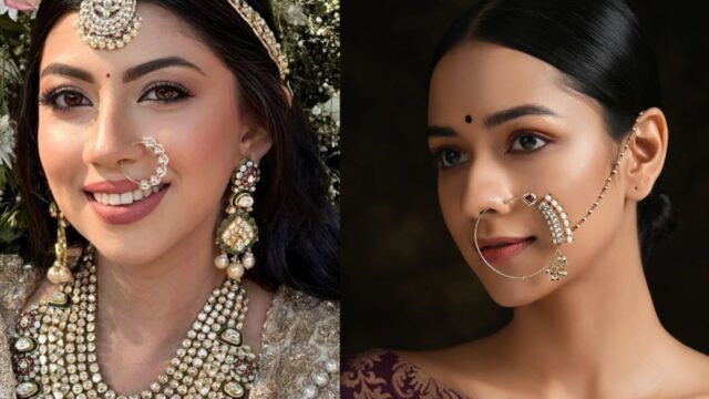 10+ Beautiful Bridal Nath Designs to Try in 2026 - WedMeVibes