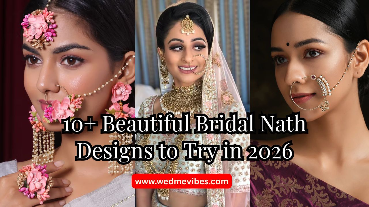 10+ Beautiful Bridal Nath Designs to Try in 2026 - WedMeVibes