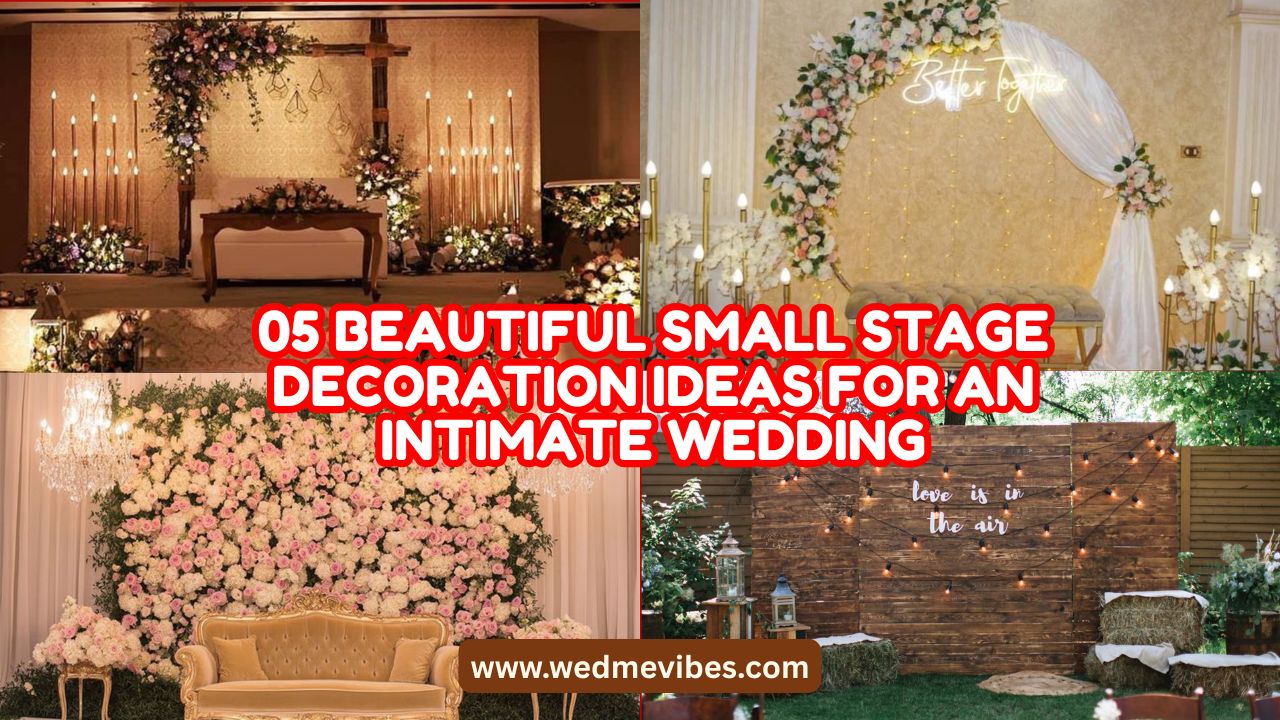 05 Beautiful Small Stage Decoration Ideas for an Intimate Wedding ...